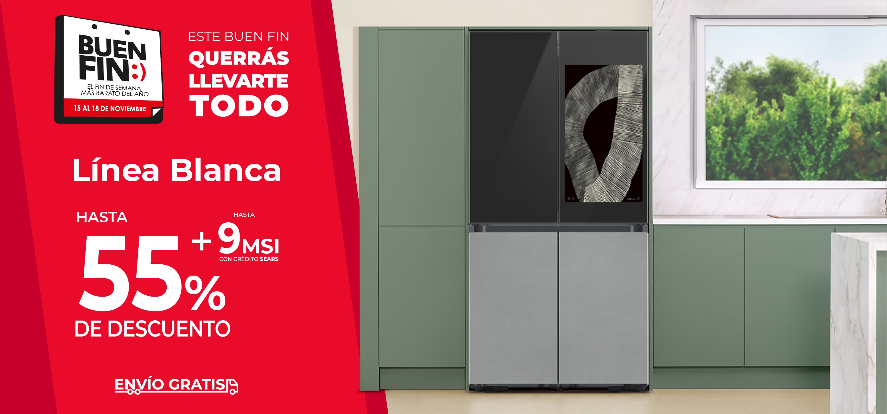 Línea Blanca | Hasta 35% de descuento - Sears