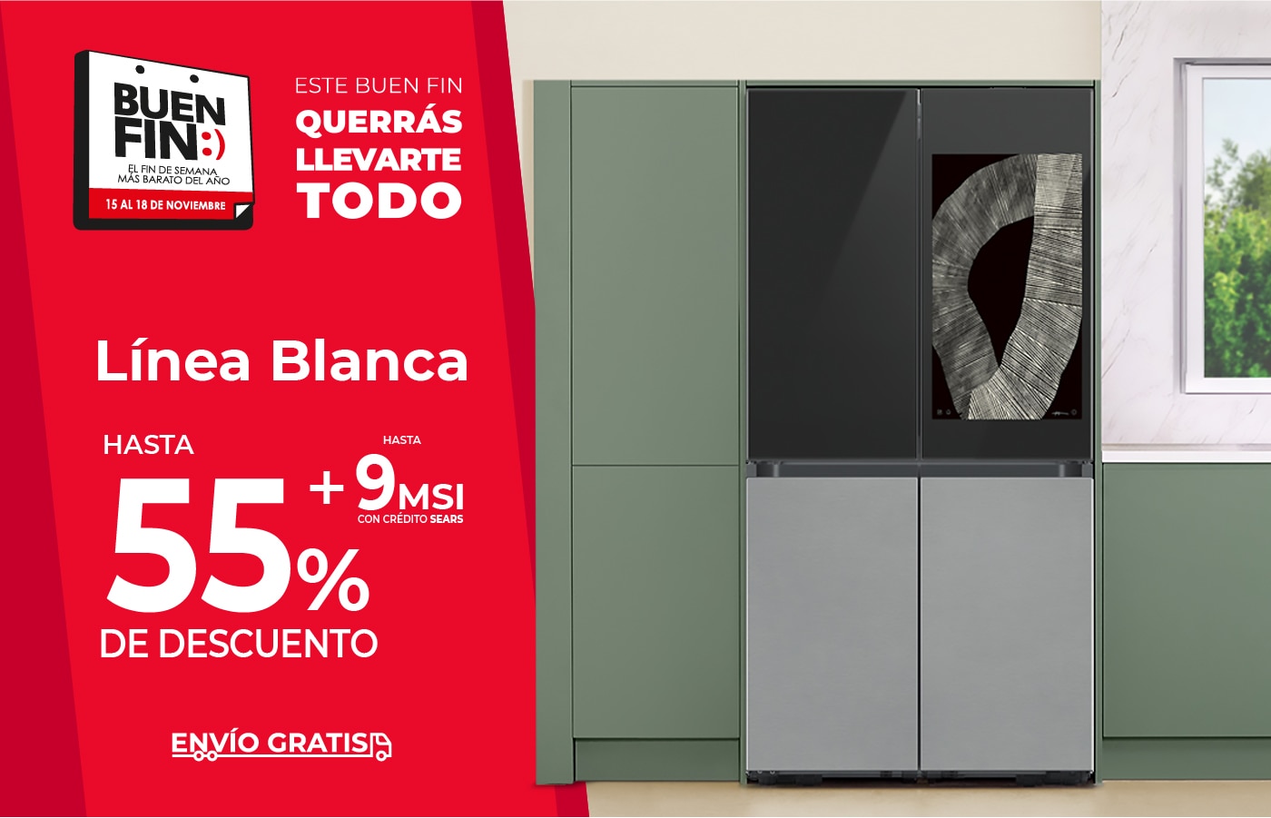 Línea Blanca | Hasta 35% de descuento - Sears